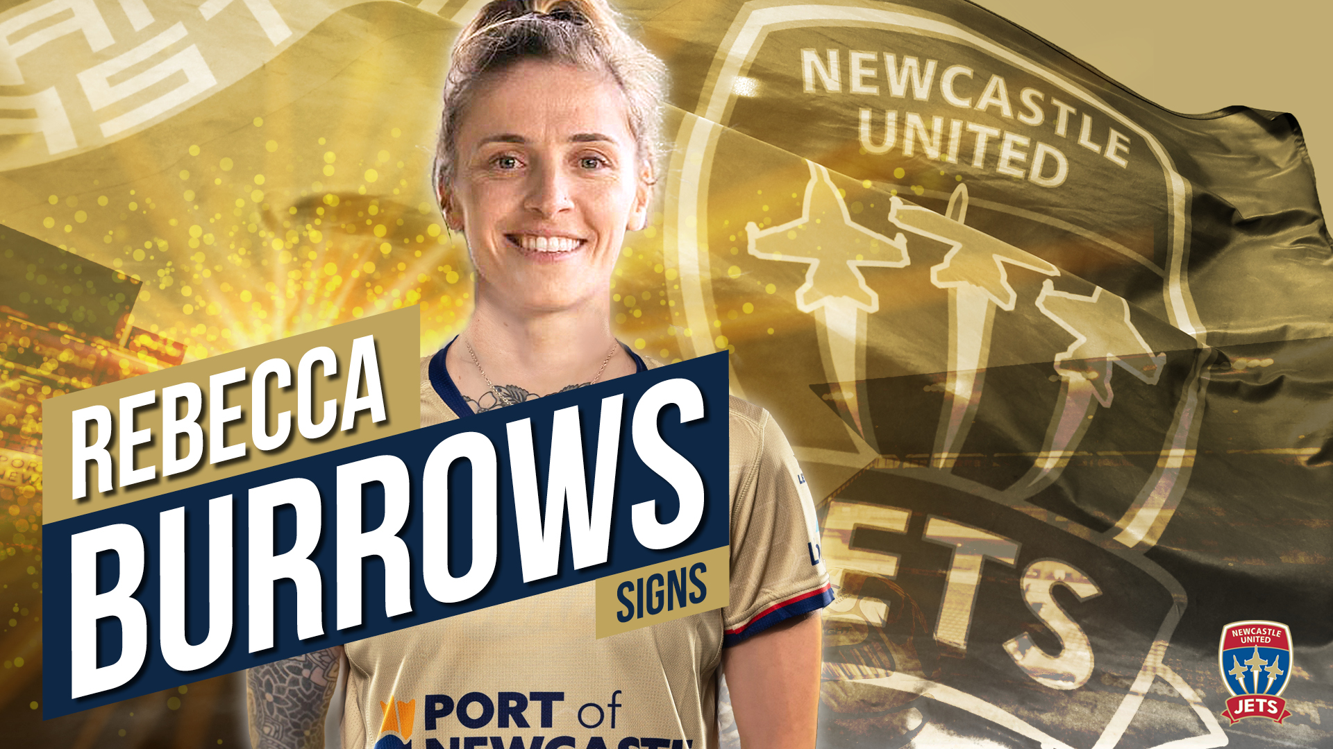 Newcastle Jets sign New Zealand Midfielder Rebecca Burrows - Newcastle Jets