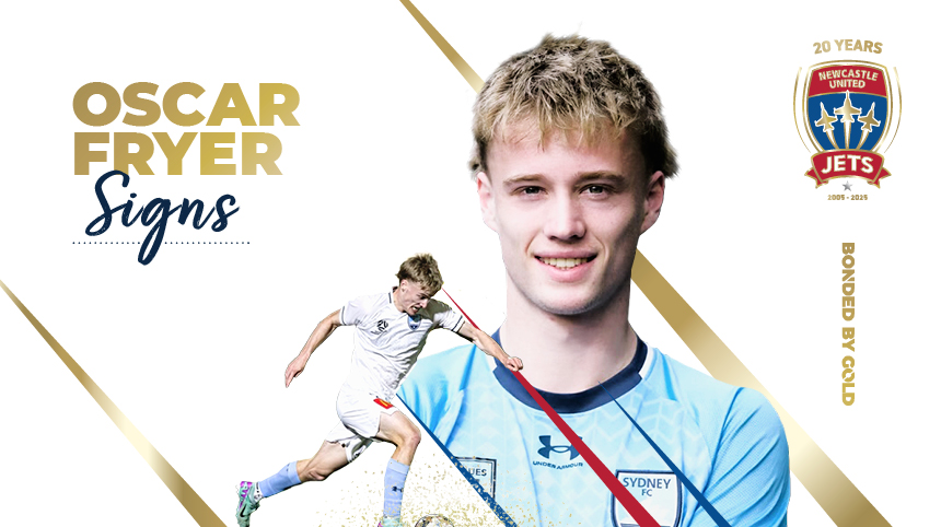 Newcastle Jets sign Oscar Fryer - Newcastle Jets