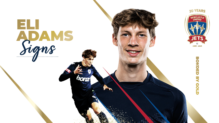 Newcastle Jets sign Eli Adams
