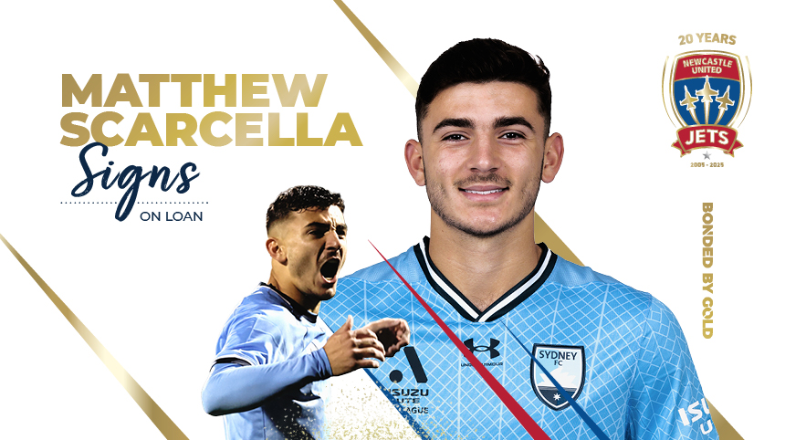 Newcastle Jets sign Matthew Scarcella on loan - Newcastle Jets