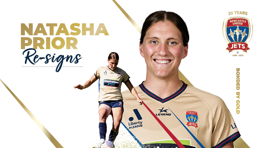 Natasha Prior Re-Signs - Newcastle Jets