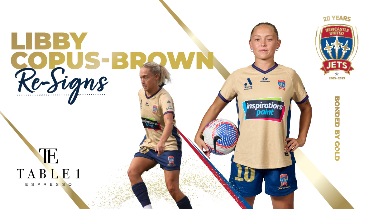 Libby Copus-Brown Re-Signs - Newcastle Jets