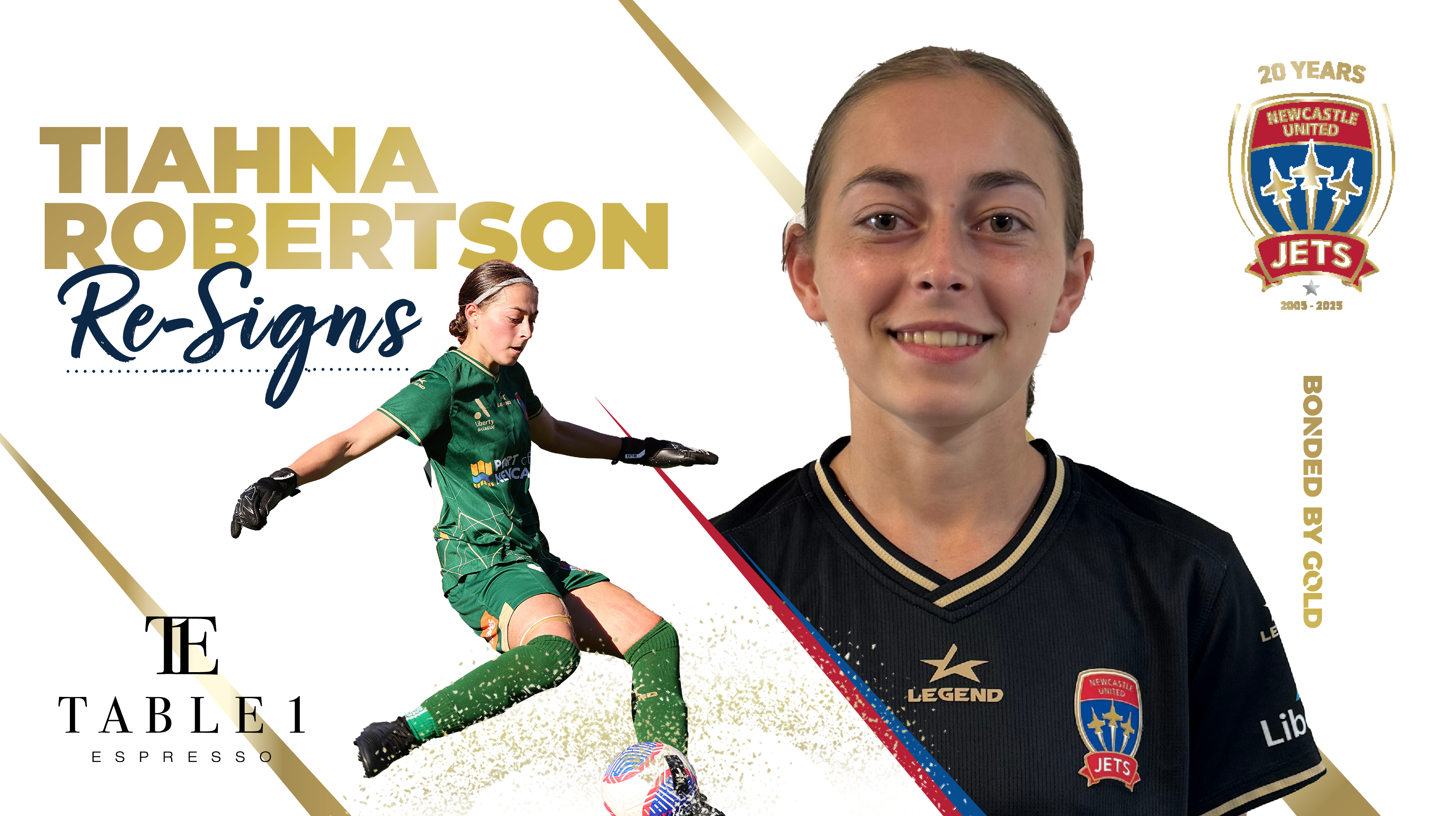 Tiahna Robertson Re-Signs - Newcastle Jets
