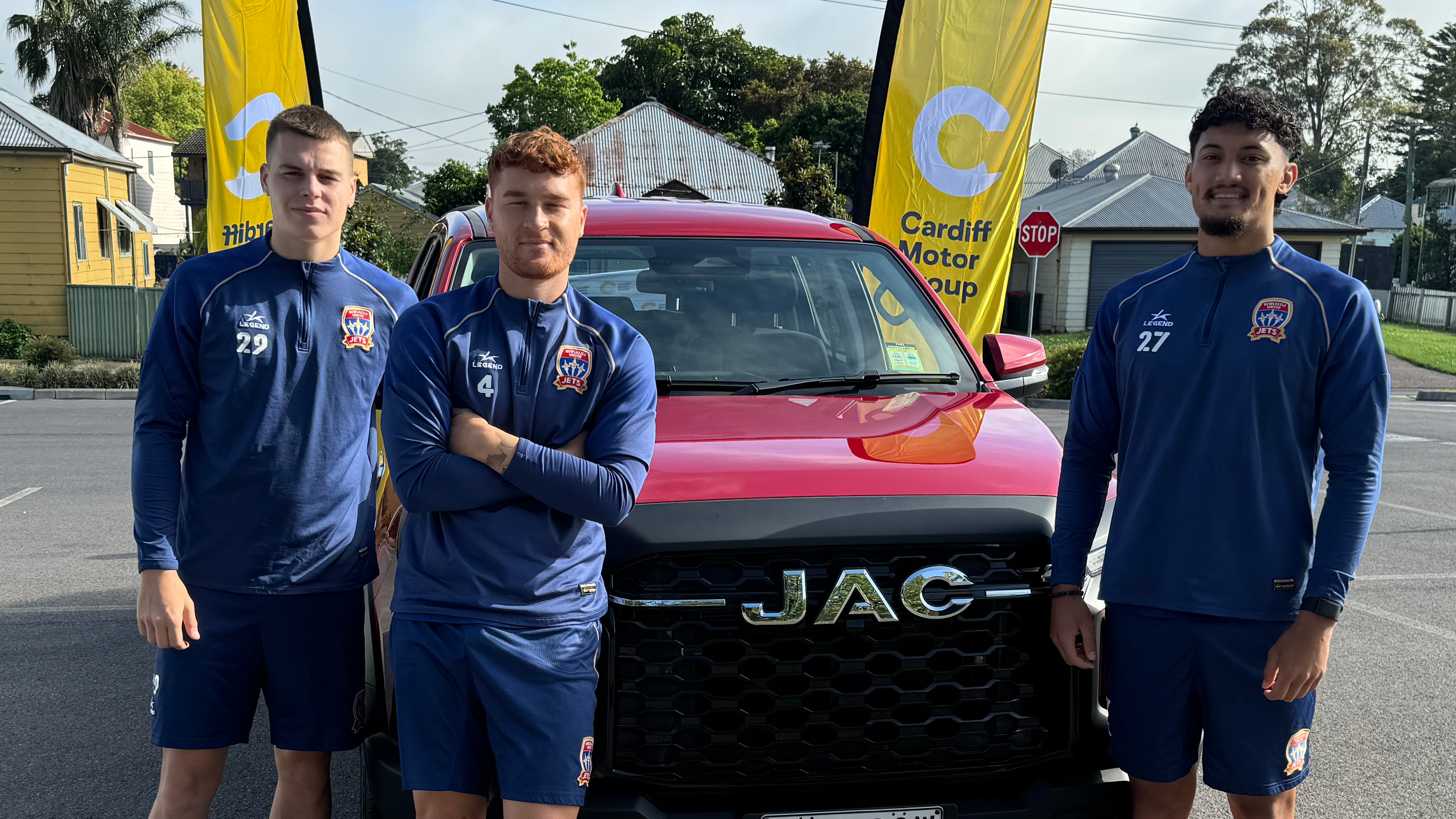 Cardiff Motor Group and the Newcastle Jets get behind the wheel ...