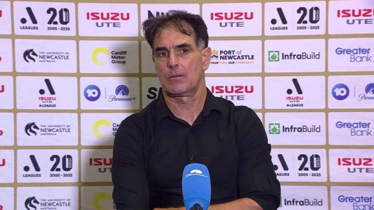 Rob Stanton | Press Conference | Newcastle Jets v Auckland FC | A ...