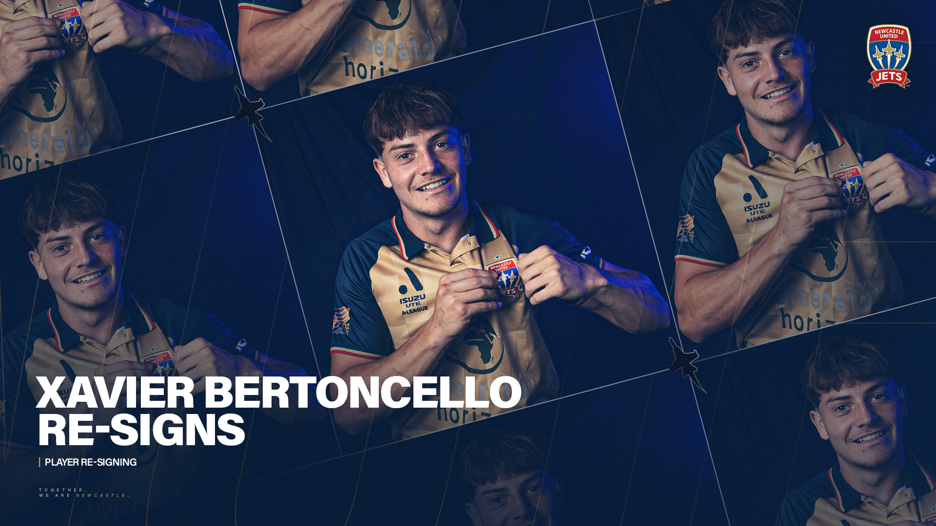Xavier Bertoncello Re-Signs - Newcastle Jets
